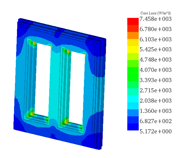 3-Phase Cylindrical Transformer Open-Circuit Simulation | EMWorks