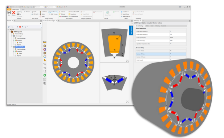 Motor Design Software for Engineers | EMWORKS MOTORS by EMWorks